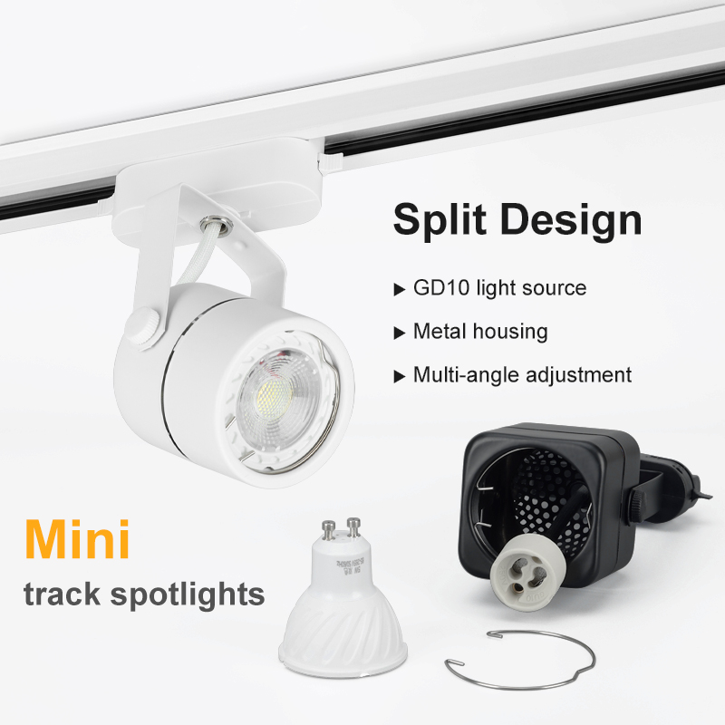 【5 Years Warranty】TEP Track Light Tricolor Rail Spotlight Set Ceiling ...