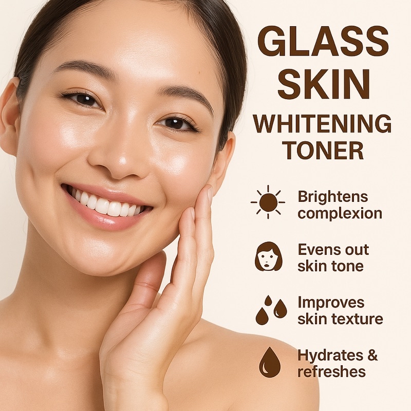 1LITER GLASS SKIN TONER WHITENING Toner GLOWING SKIN Toner Fades Dark ...
