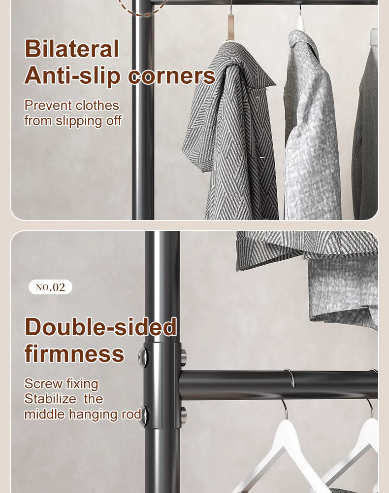 Double Layer Clothes Rack Sampayan Stainless Drying Rack Indoor Outdoor ...