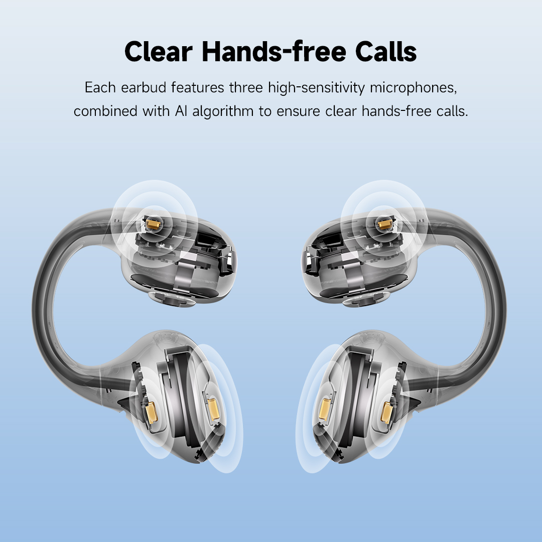 Edifier LolliClip Open-ear True Wireless Earbuds Adaptive Noise ...