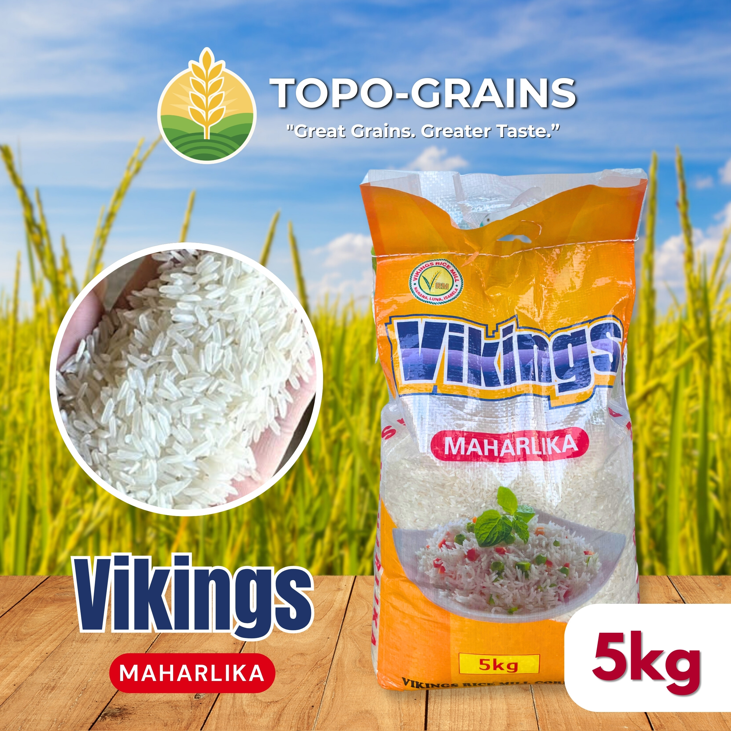 VIKINGS Maharlika White Rice Bigas 25 KG- Malambot , Masarap at ...