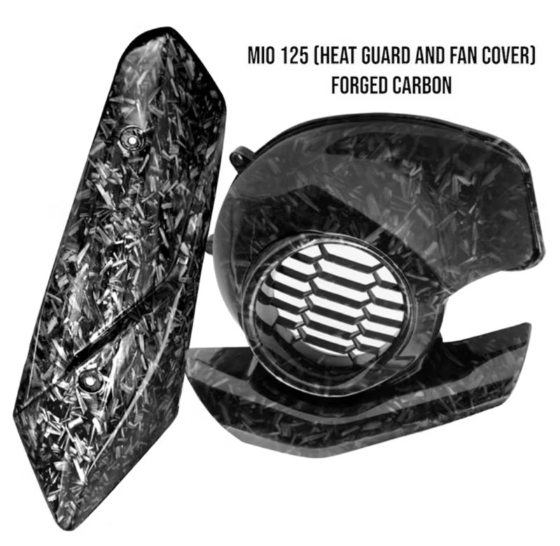 2in1 HEAT GUARD & RADIATOR COVER (SET) FOR Mio125, Mio soul i 125, Mio ...