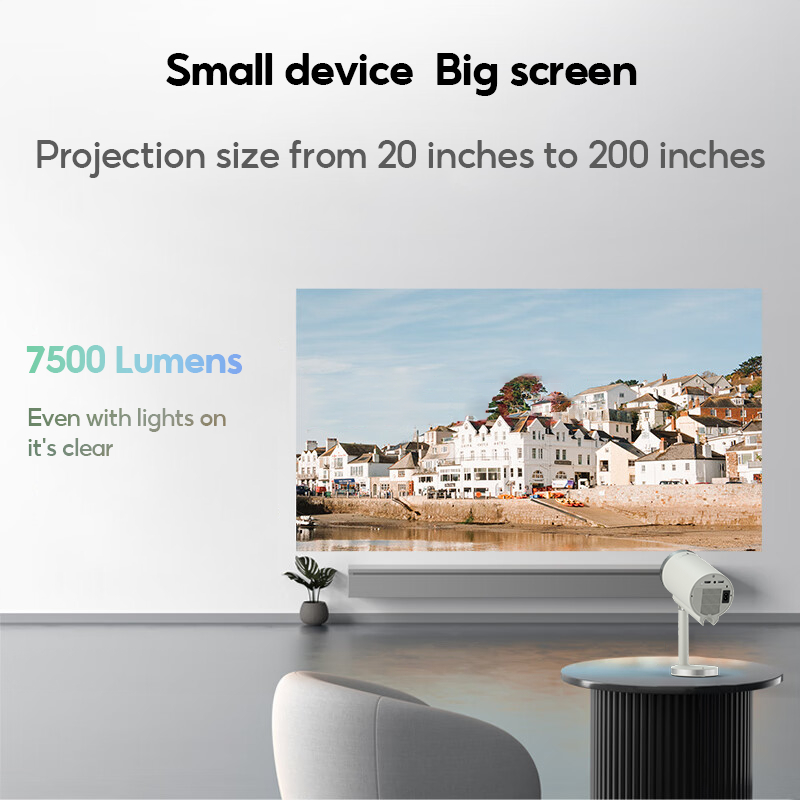 【2025 NEW】FUNFOOX MIURA projector bag Portable android 13.0 bluetooth ...