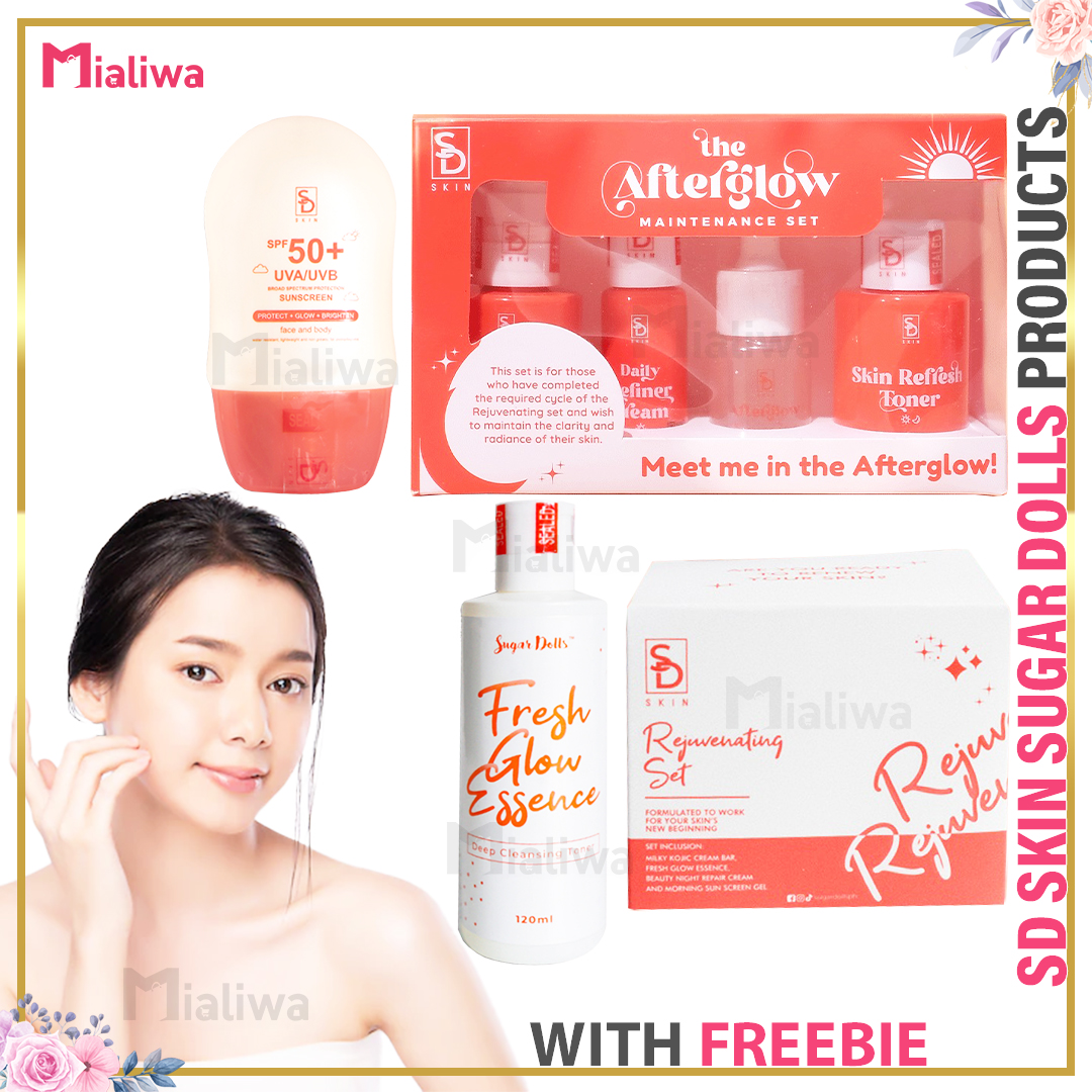 SD Skin Sugar Dolls Rejuvenating Set Whitening Sunscreen Sunblock ...