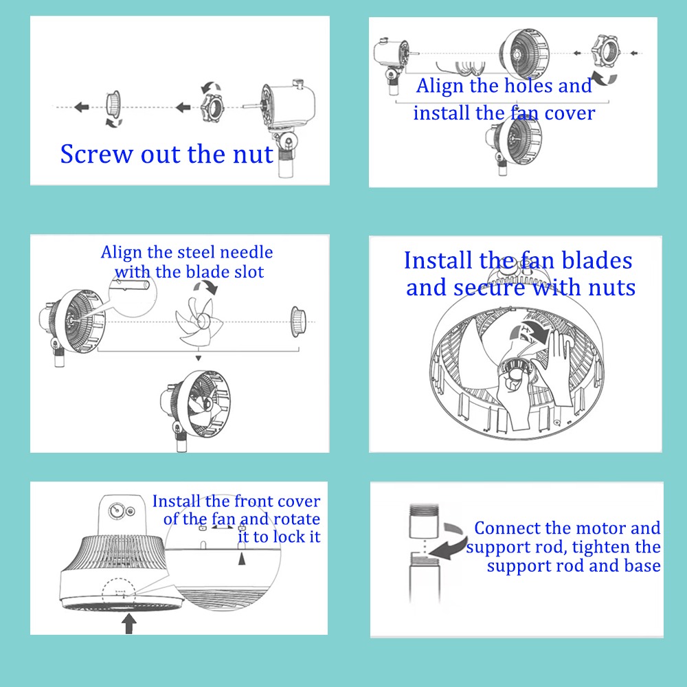 Multi functional air circulation electric fan strong wind floor fan ...