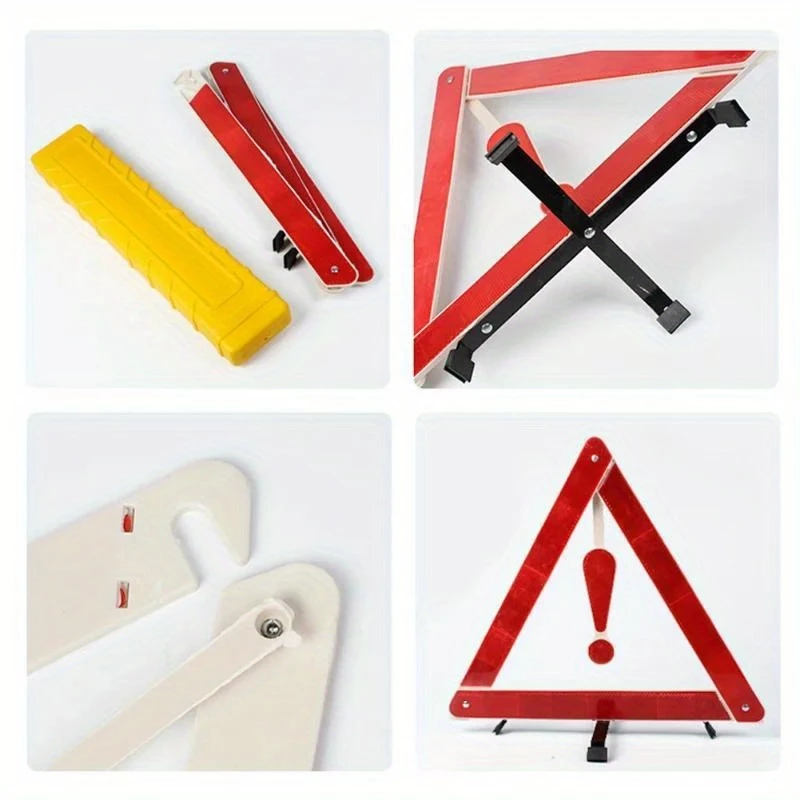 Emergency Early Warning Device Reflective Triangle Foldable for Road ...