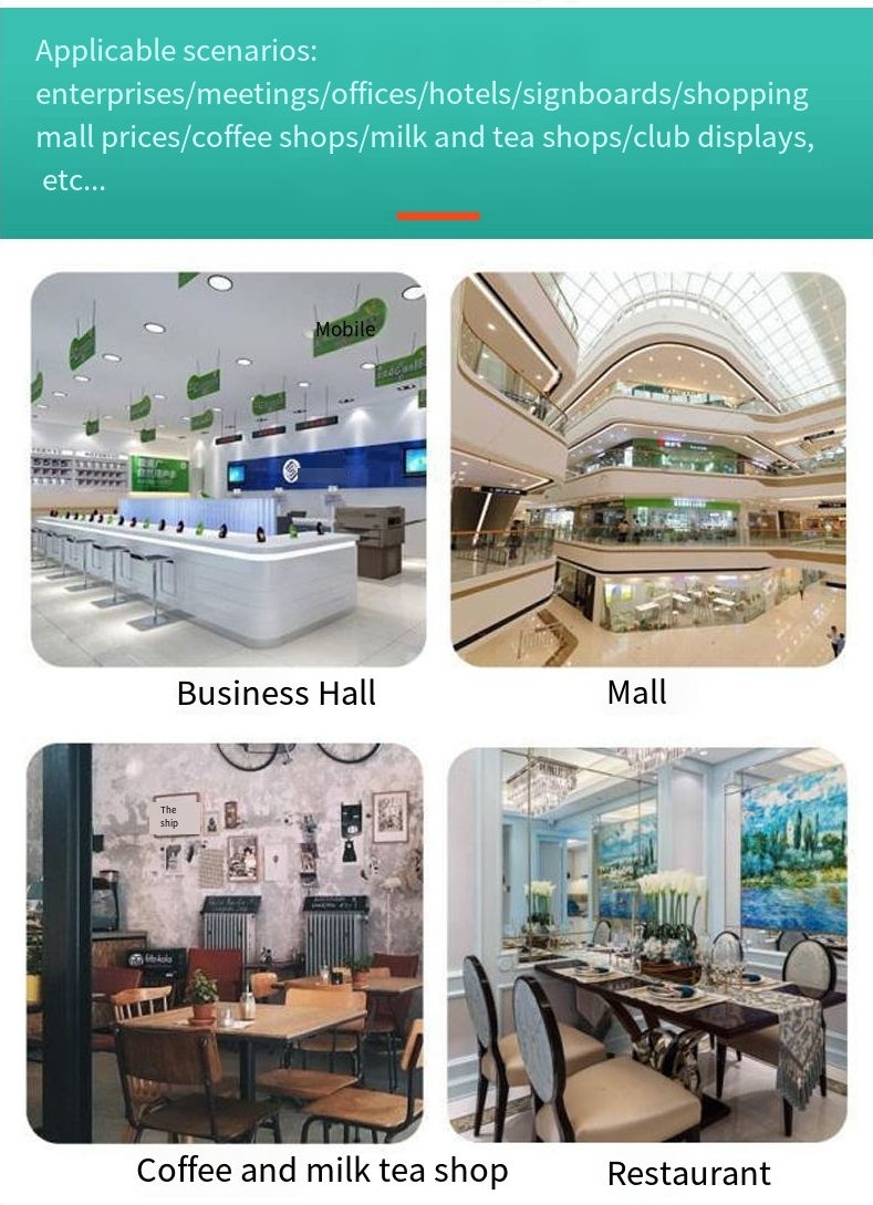 Walnut Flip Table Card pvc Menu Binder Display Stand A4/A5/A6 Wooden ...