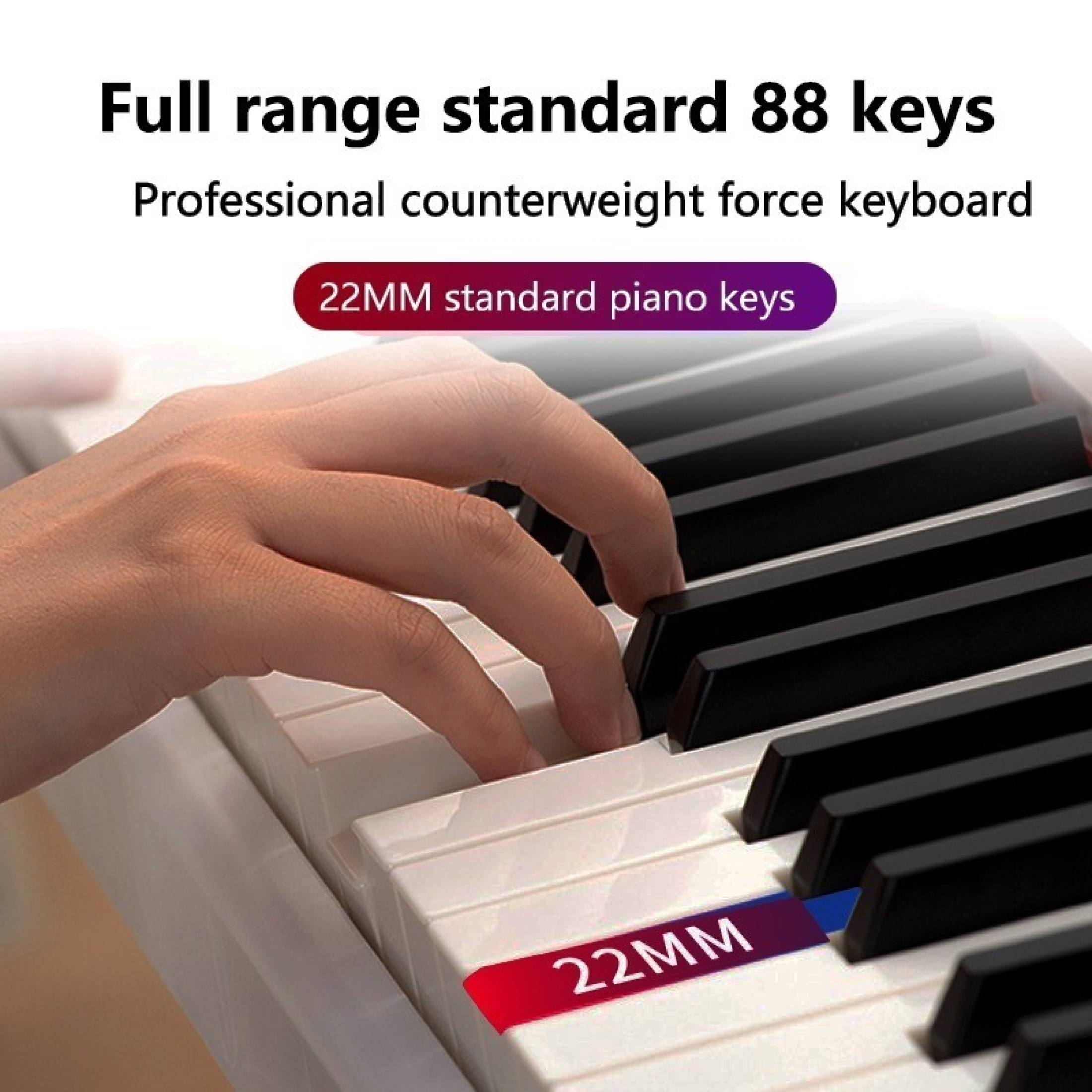 88-key electronic piano Heavy Hammer keyboard Multi-functional home ...