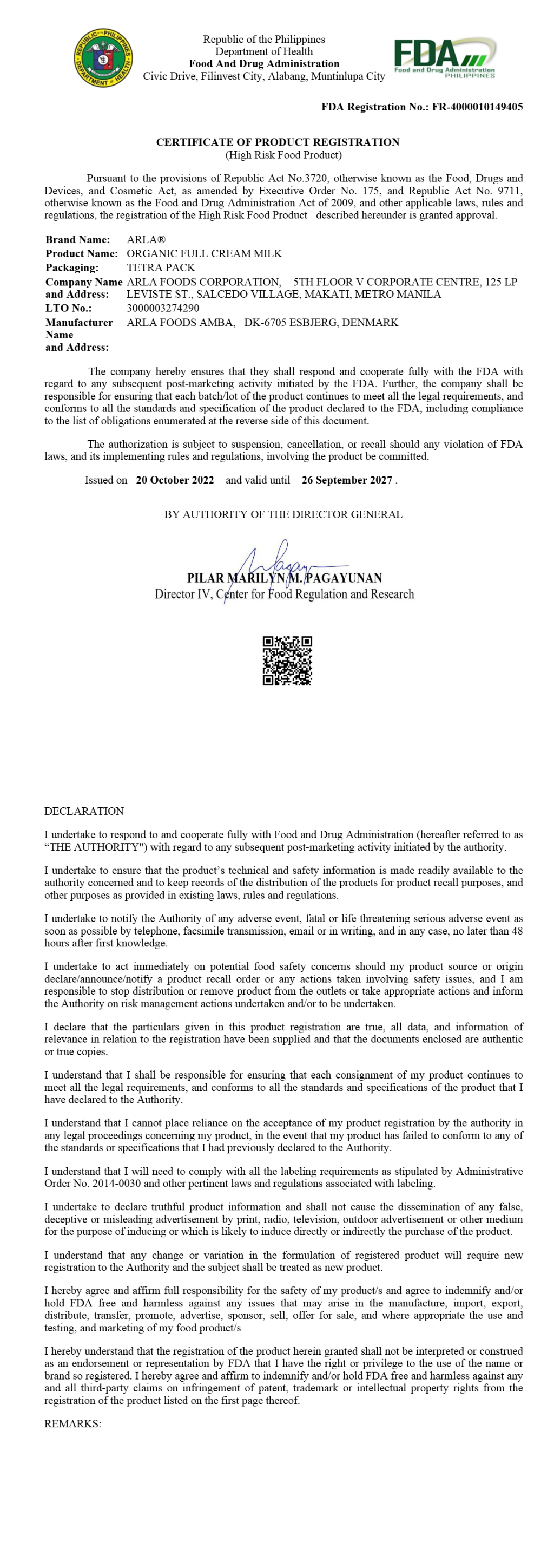 Arla Organic Full Cream and Strawberry Milk 200ml 20-Pack | Shopee ...