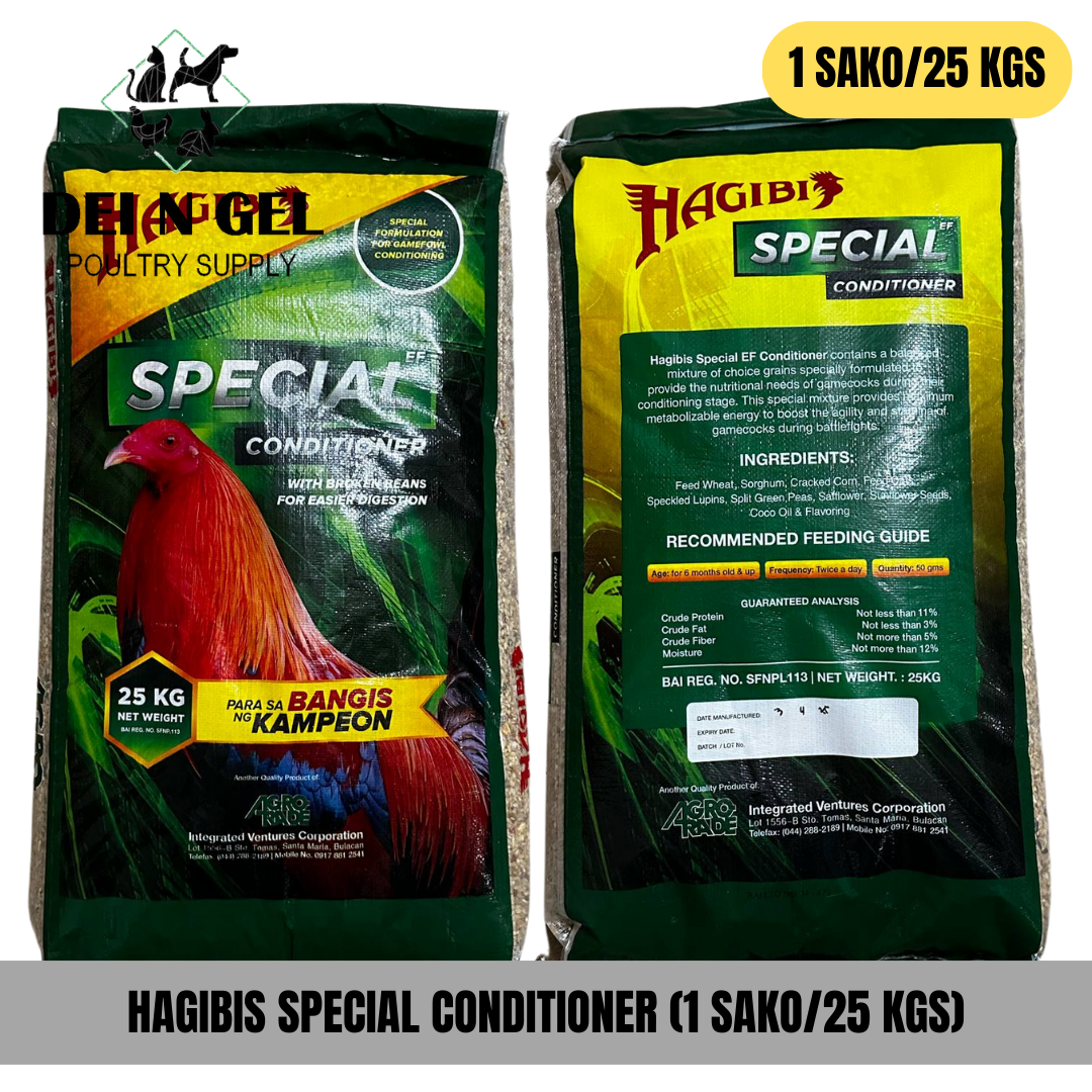 HAGIBIS SPECIAL CONDITIONER FEEDS (1 SAKO/25 KILOGRAM) | Shopee Philippines