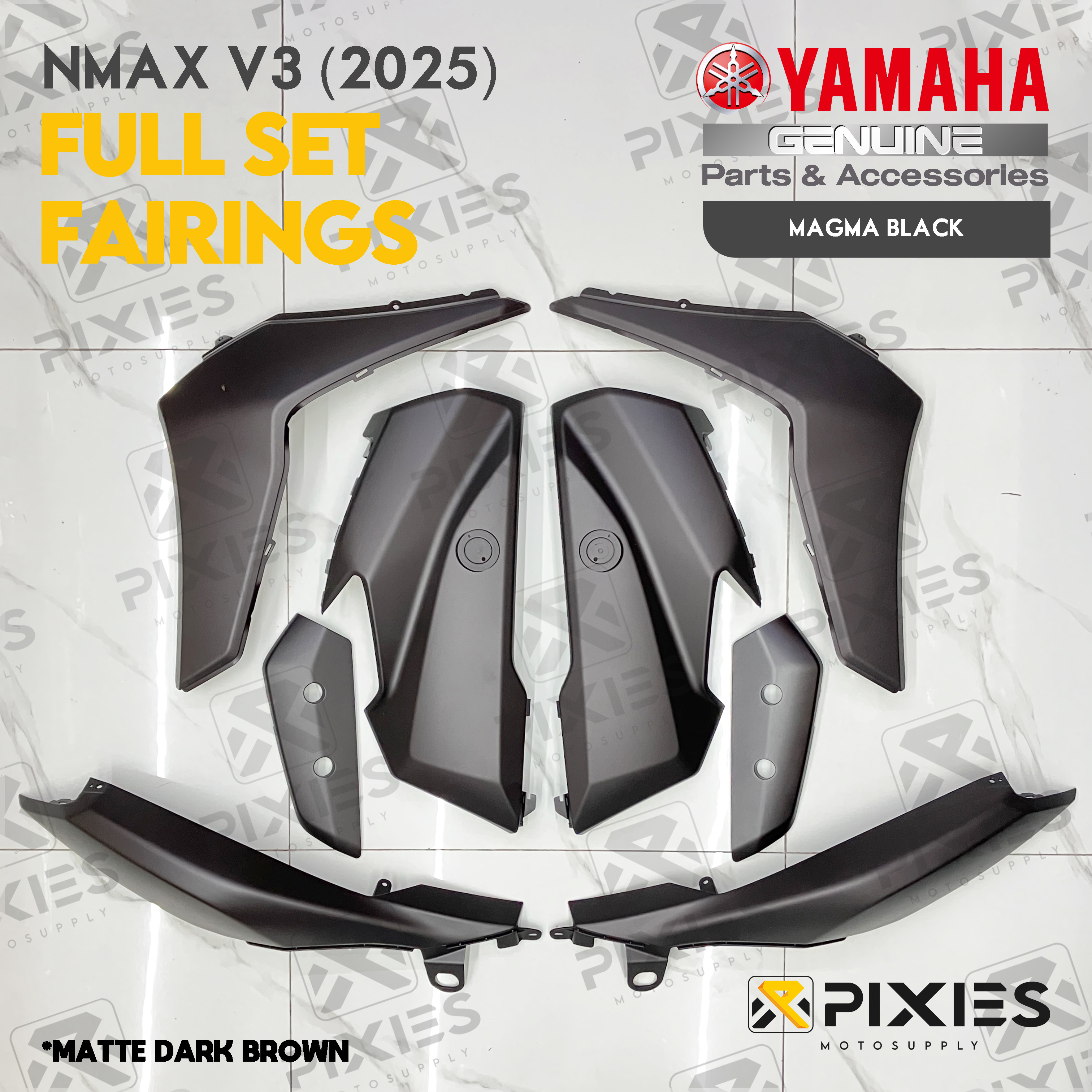 YAMAHA NMAX NEO TURBO TECHMAX NMAX 2025 FLAIRINGS KAHA FAIRINGS ...