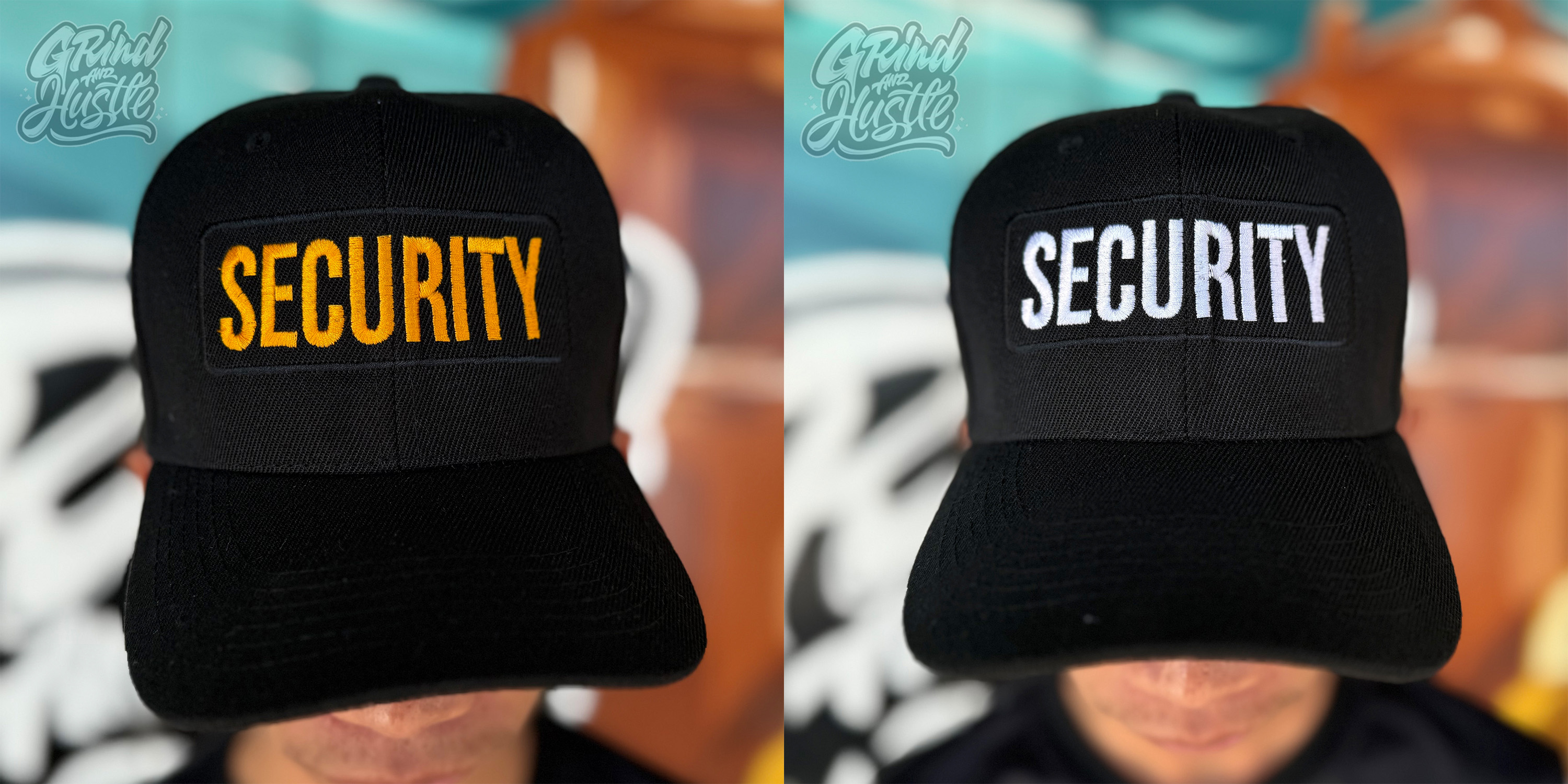 Security Cap - Embroidered Security Baseball Cap - High Density ...