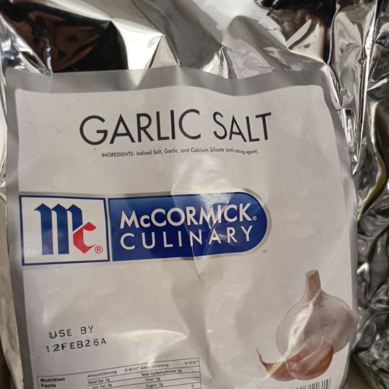McCormick Garlic Salt 1kg | Shopee Philippines