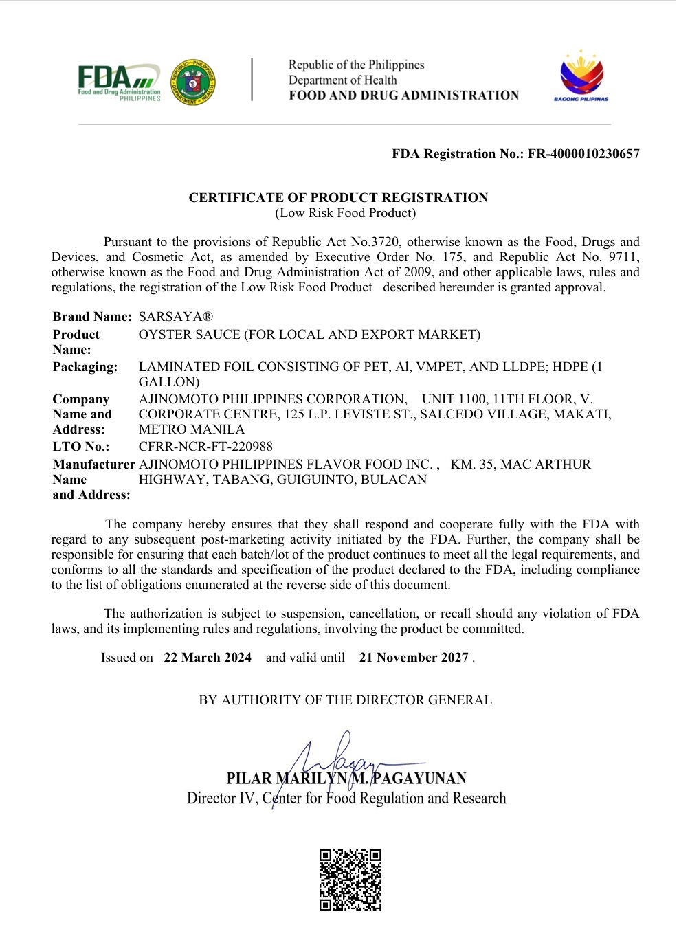 SARSAYA® Oyster Sauce 1 Gallon | Shopee Philippines