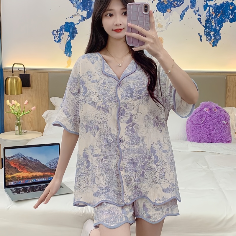 ALON Summer pajama for woman cotton pajama terno pantulog terno for ...