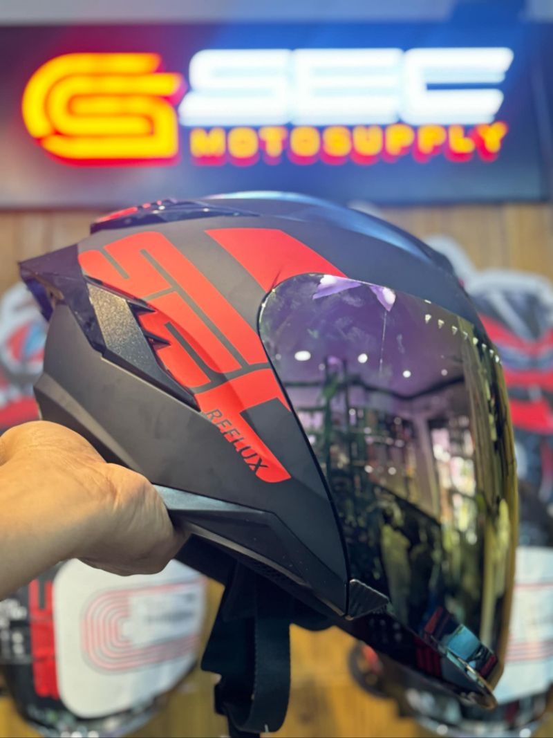 SEC REFINED FOCUS PAYON HALF FACE HELMET | Shopee Philippines