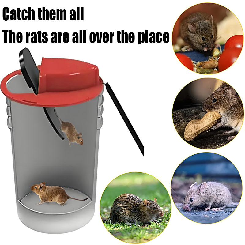 Rat Trap Upgrade Flip Lid Automatic Flip Dual Channel Multi-catch ...