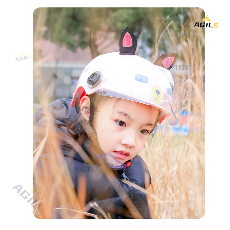 Small Size Helmet for Kids 2-10 Years Old Half Face With Sunglasses ...