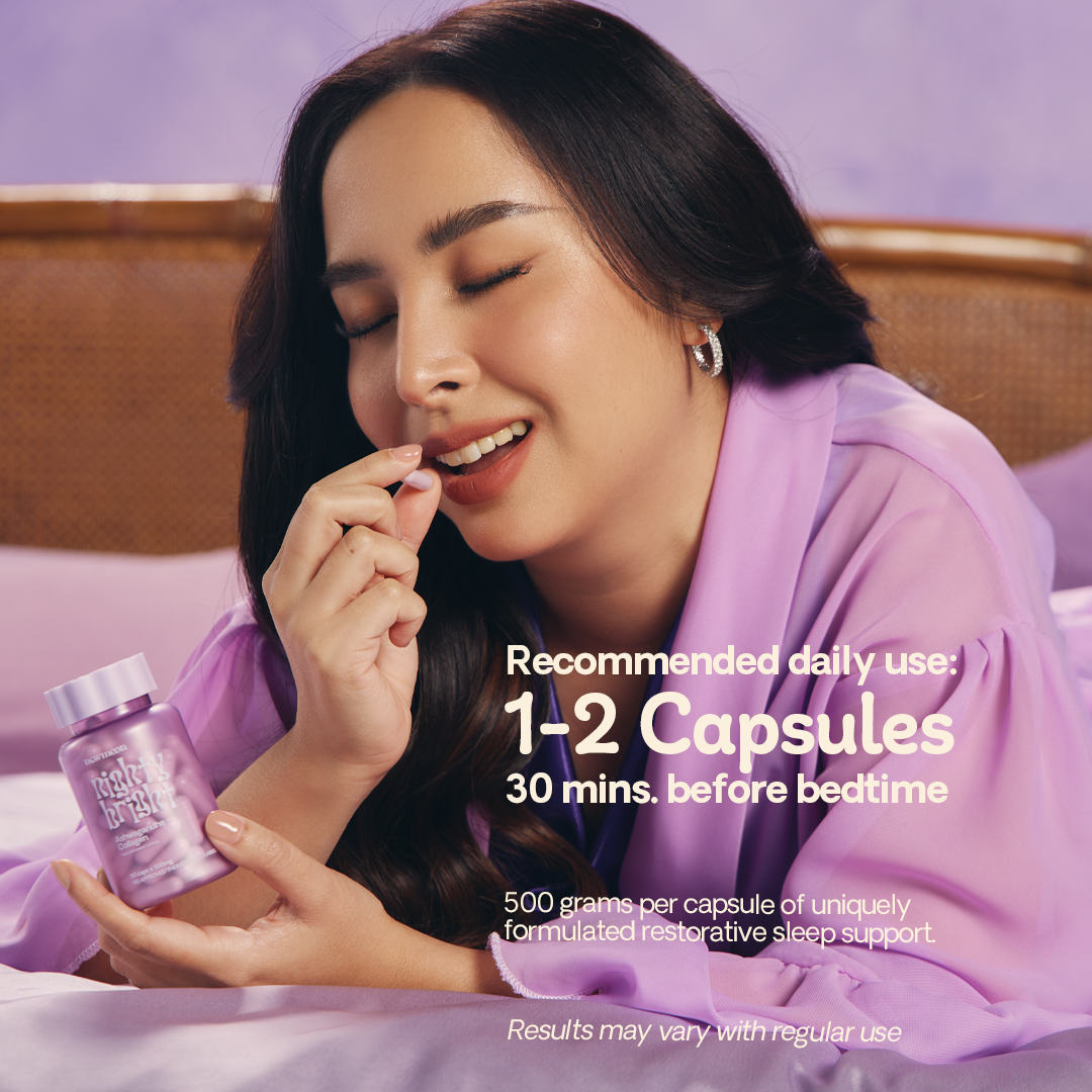 NEW MOON Nighty Bright Ashwagandha 500mg 60 CAPSULES with Hydrolized Marine Collagen | Shopee ...