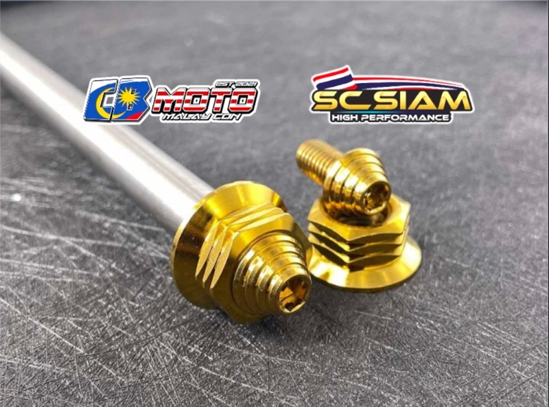 CNC FRONT AXLE EHE FOR PCX 150 160 & ADV 150 160 / WAVE REAR AXLE ...