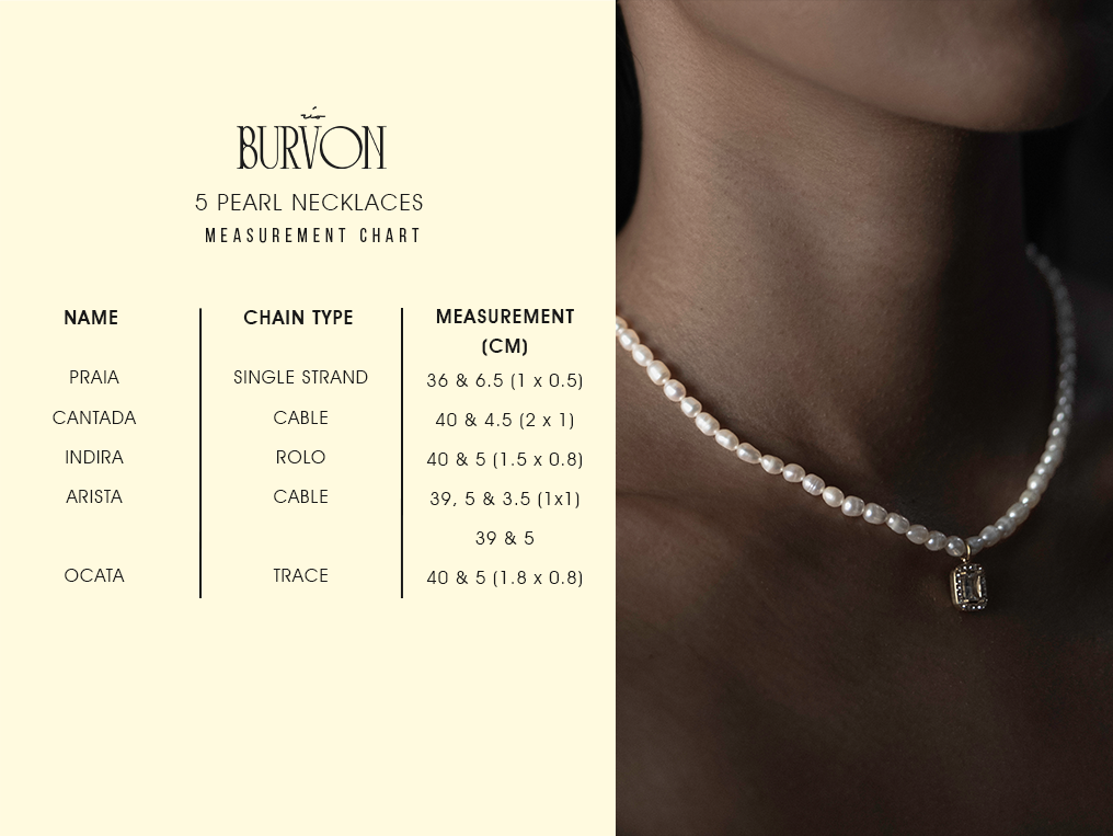 Burvon Pearl Collection Necklaces (Simple & Elegant Jewelry) - Aloha ...