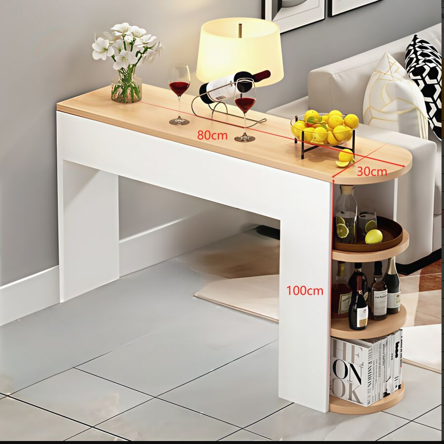 Essence.Bar table with shelf(No Chair！！！) Simple wall bar table Long ...