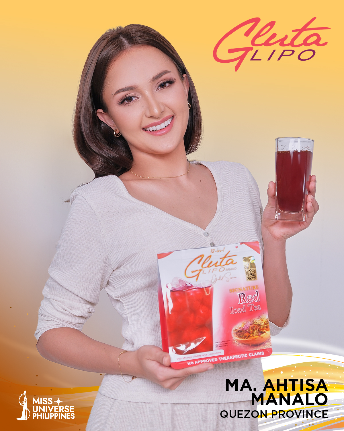 GLUTALIPO Gold Red Iced Tea Detox Slimming Whitening Glutathione Gluta Lipo Ivana Alawi Viyline ...