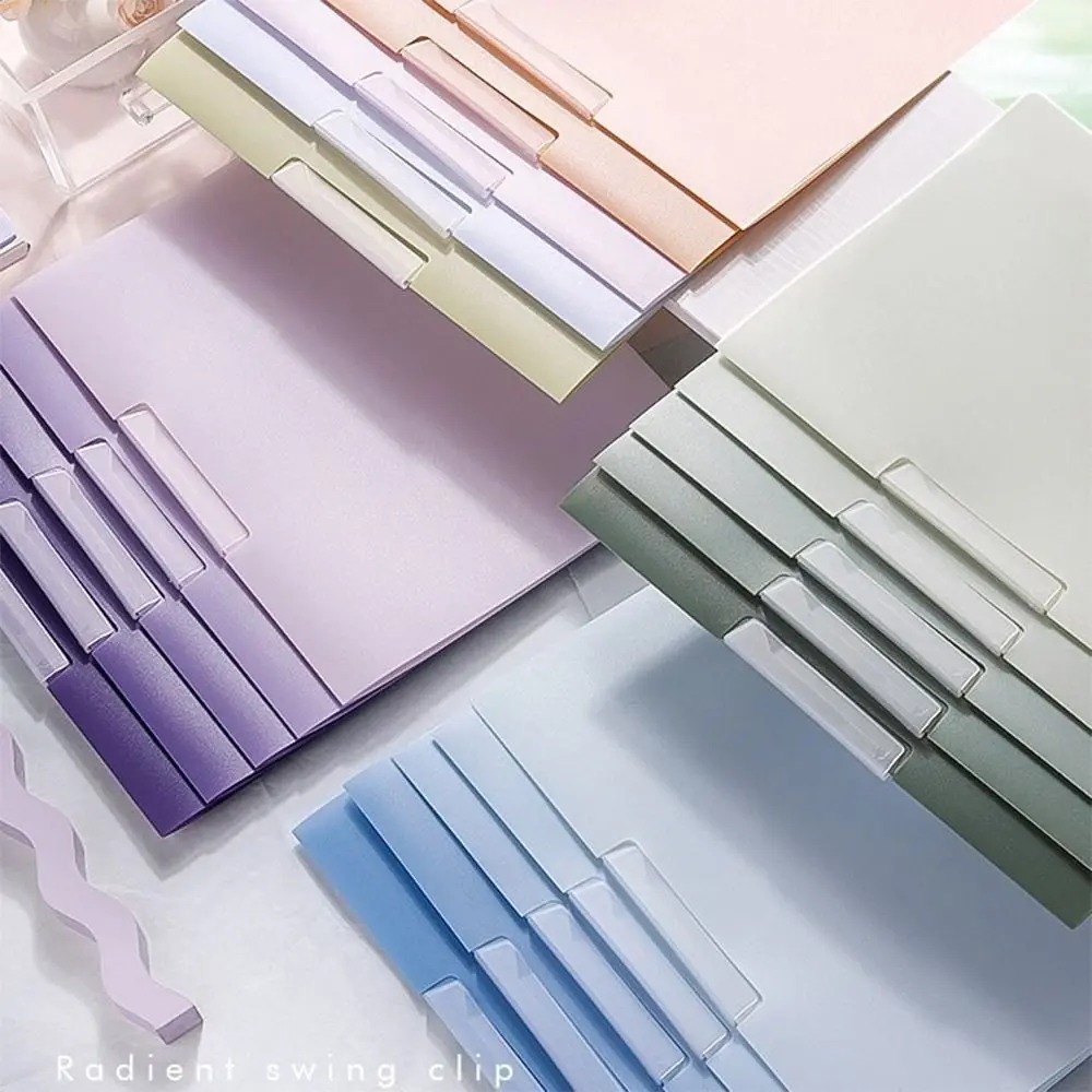 A4 File Paper Sleeve Document and File Folder with Rotating Clamp ...