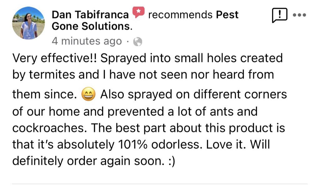 Pest Gone Anti-Termite Spray for wood Effective Termite Anay Killer ...