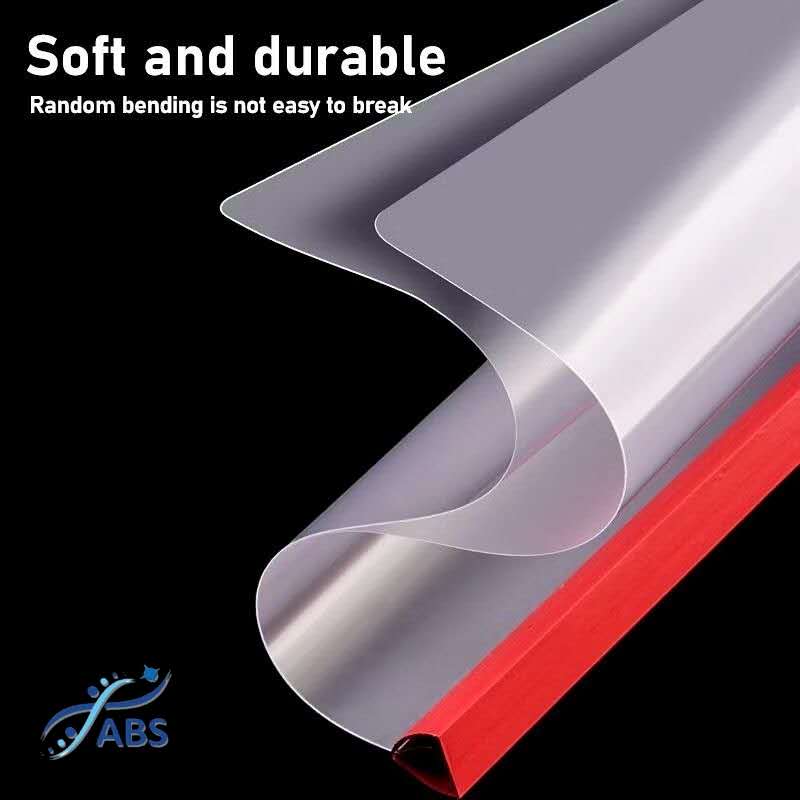 ABS A4 Durable PVC Slide Transparent Folders / A4 Plastic File Folder ...