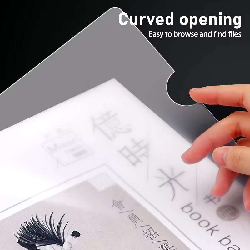 ABS A4 Durable PVC Slide Transparent Folders / A4 Plastic File Folder ...