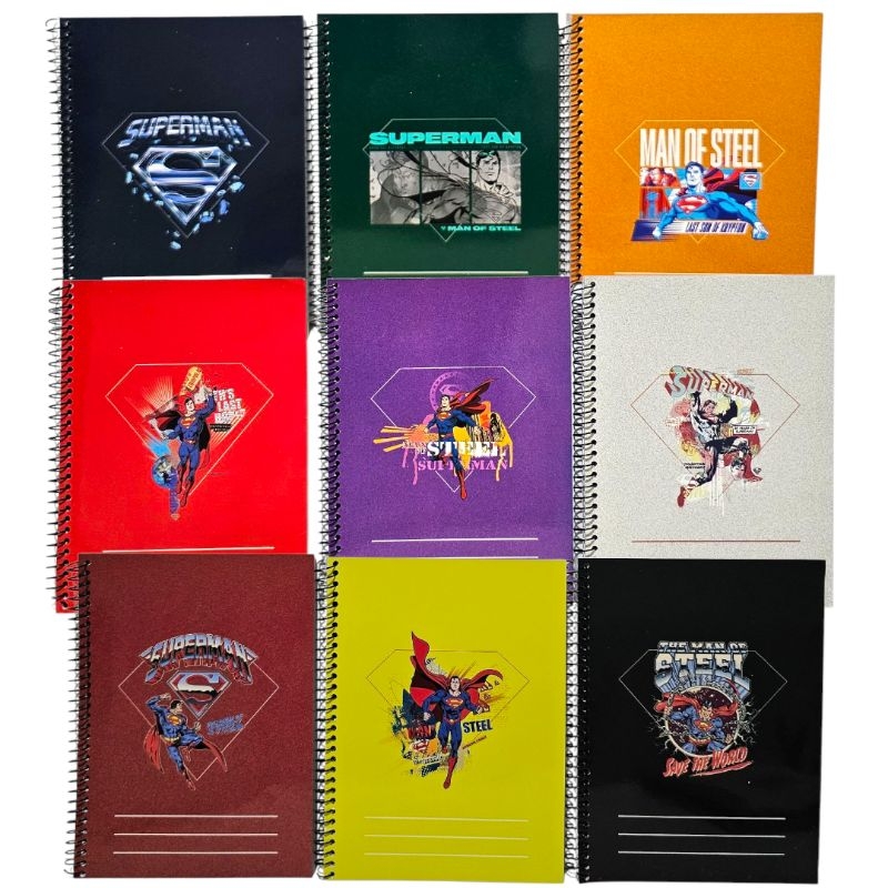 10 Pieces Advance Spiral Notebook-SUPERMAN | Shopee Philippines