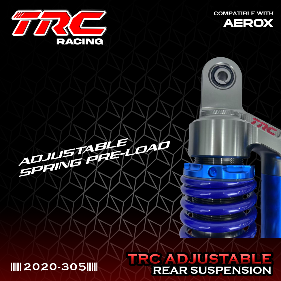 TRC Racing RACETECH-SERIES 305MM FULLY ADJUSTABLE REAR SHOCK SUSPENSION ...