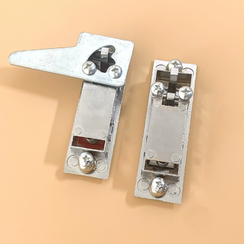 Spring-Loaded Push Button Panel Box Lock - Zinc Alloy Keyless Cam Lock ...