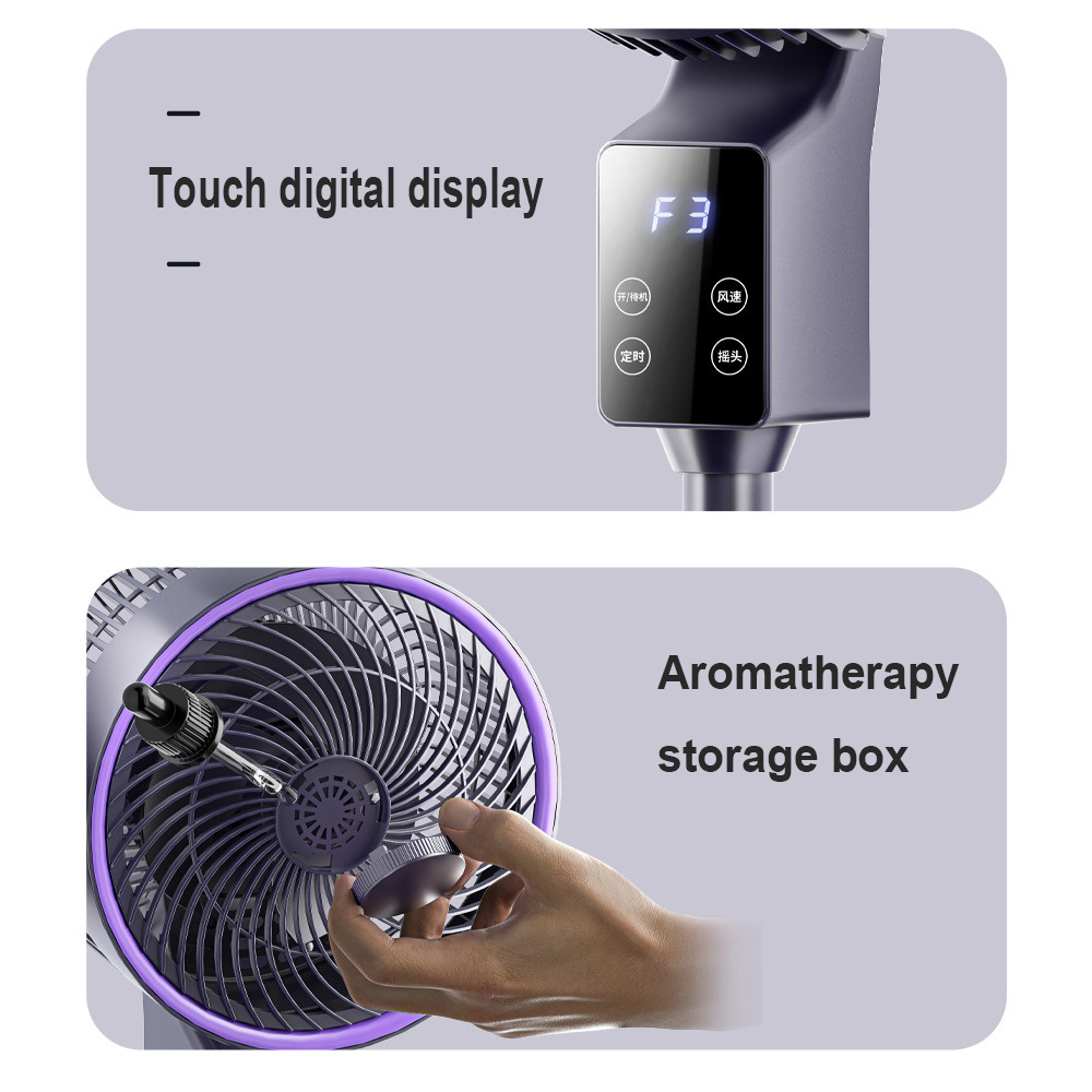 2 in 1 Turbo Stand Fan Inverter Electric Circulator Fan With Remote ...