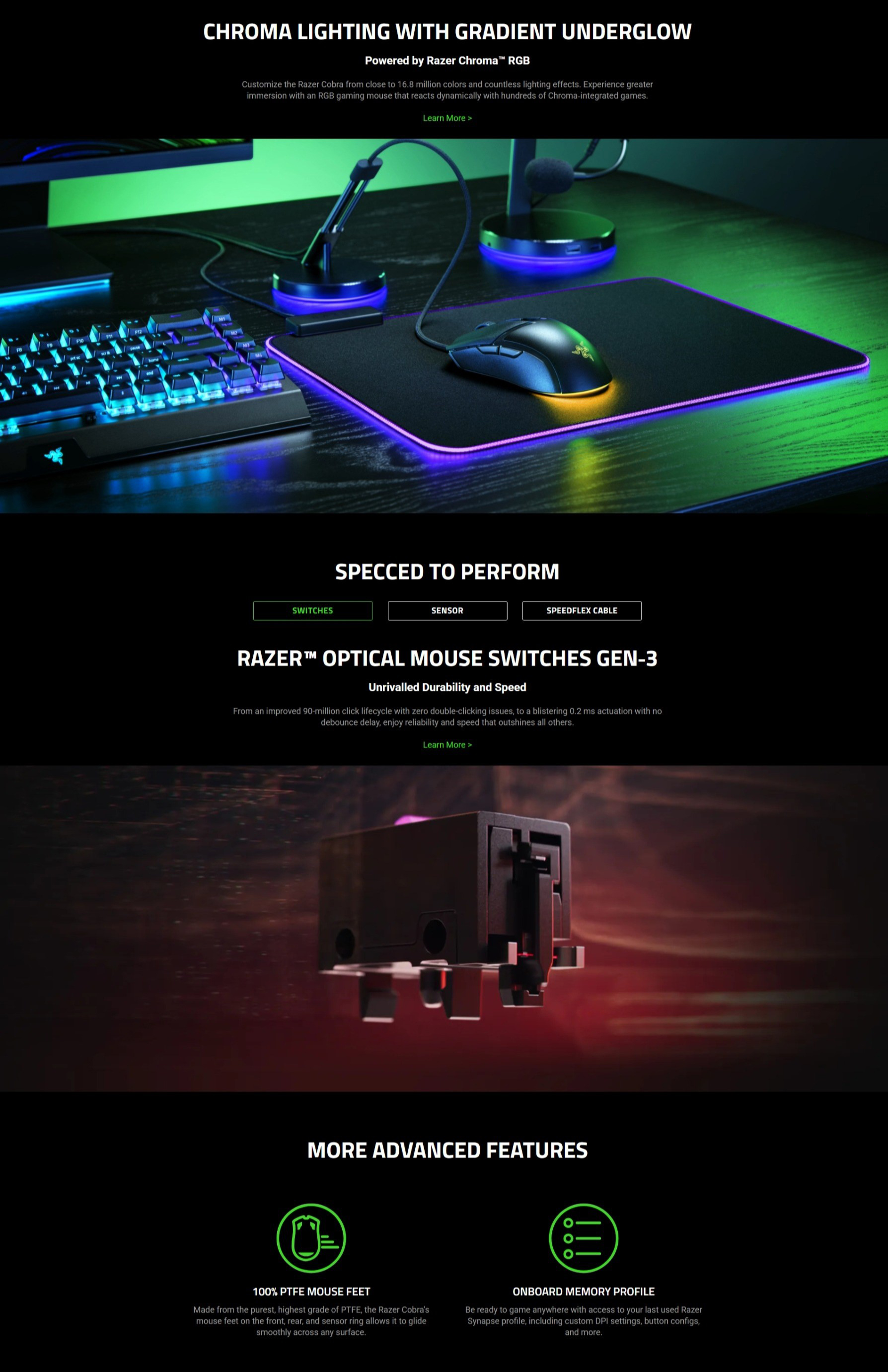 Razer Cobra - Customizable Gaming Mouse - Minecraft Edition | Shopee ...