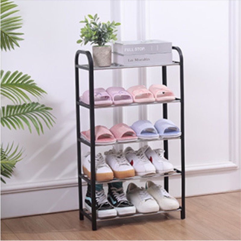LEDSTAR 4 layer 5 layer simple shoe rack shoe cabinet student dormitory ...