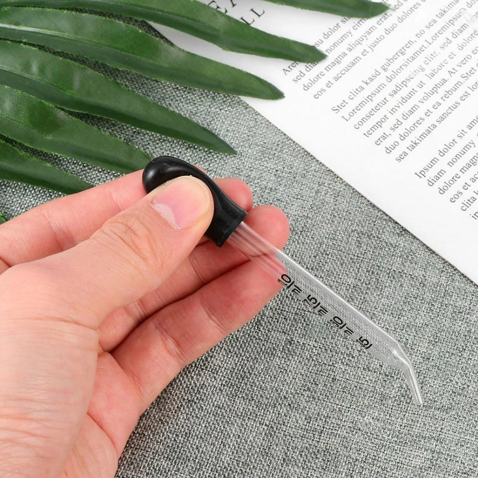 BT- GLASS DROPPER CALIBRATED 1ML WITH BLACK RUBBER HEAD STRAIGHT-TIP ...
