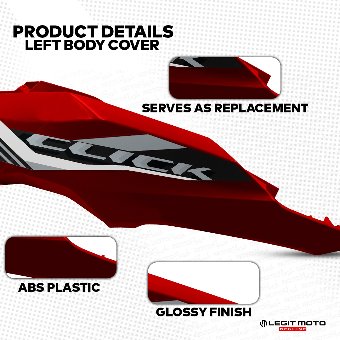 LEGITMOTO HONDA CLICK V3/V4 SIDE BODY COVER SIDE BODY FAIRING FOR HONDA ...