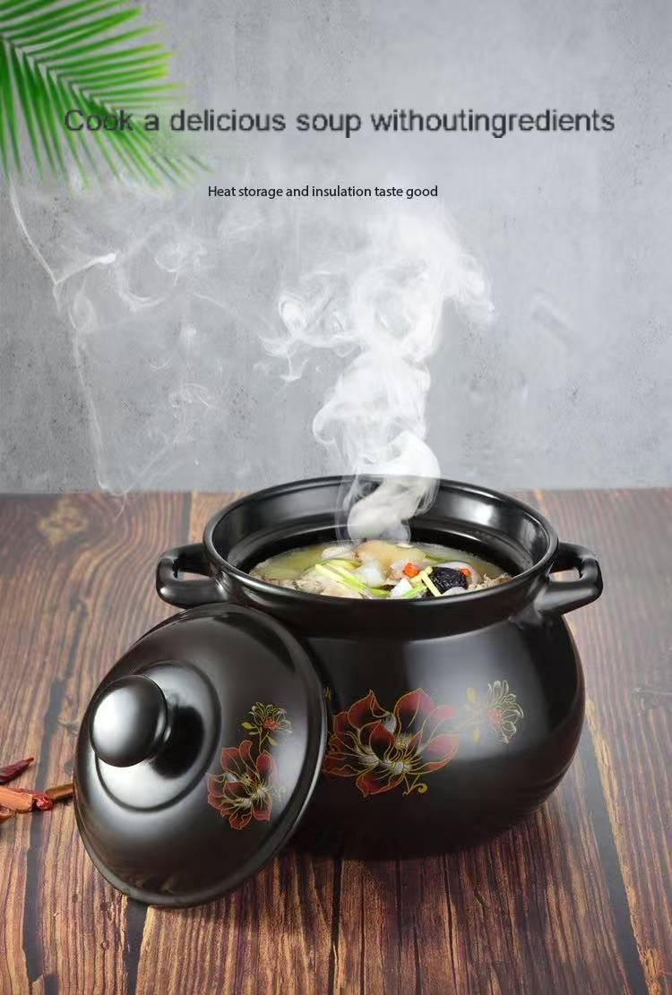 Dry fire proof household casserole saucepan Gas pot stock pot High ...