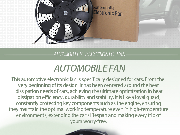 SANDEN Auxiliary Fan For Car Aircon 12V or 24V 8/10'' Universal ...