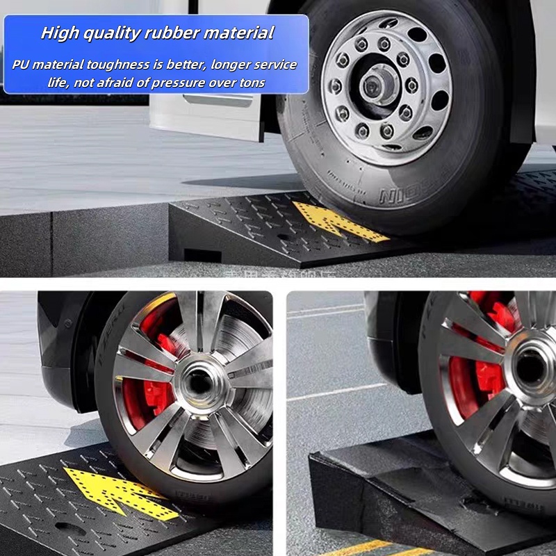 rubber slope pad step rubber ramp sill,heavy duty portable uphill ...