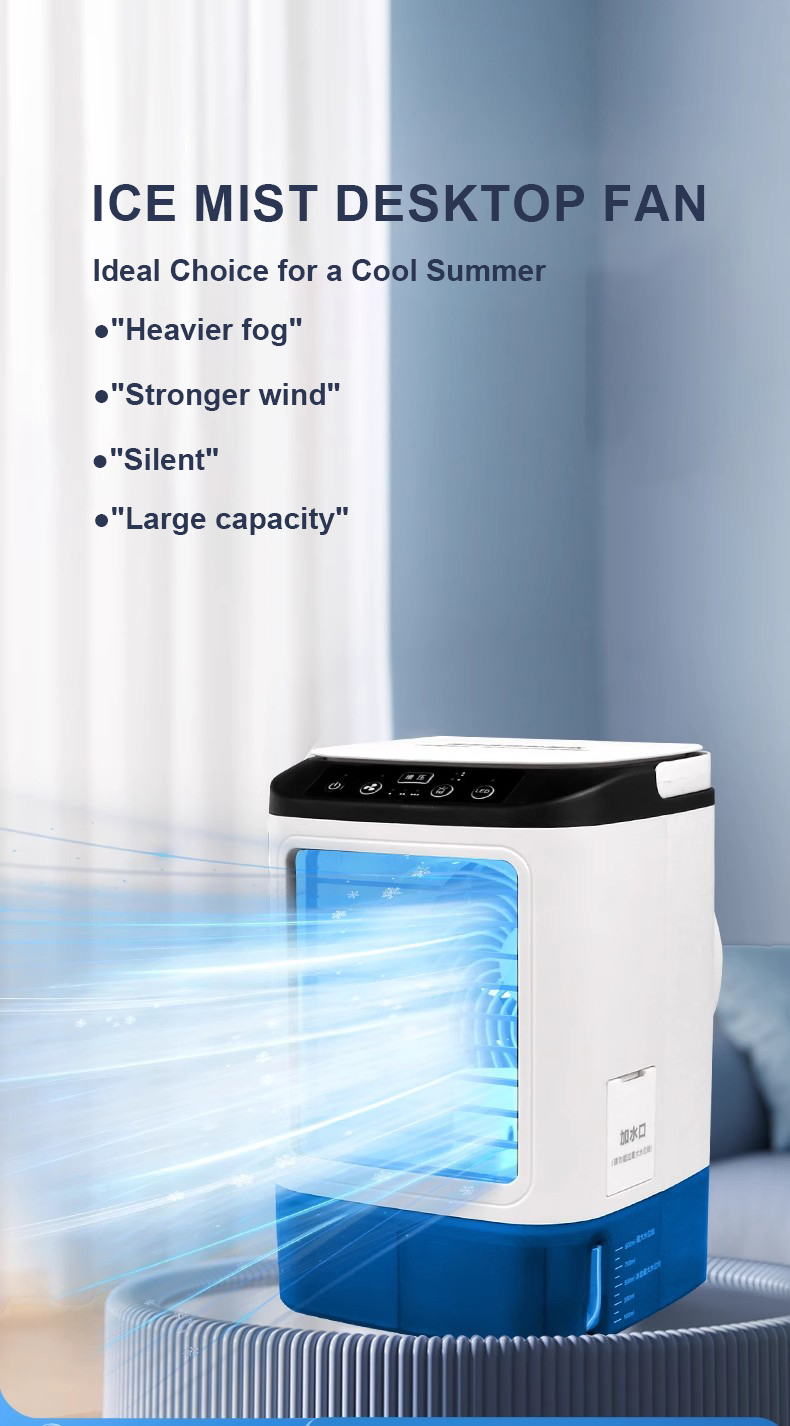 TIXX Air Cooler humidifier Desktop Fan USB Mini Portable Aircons fan ...