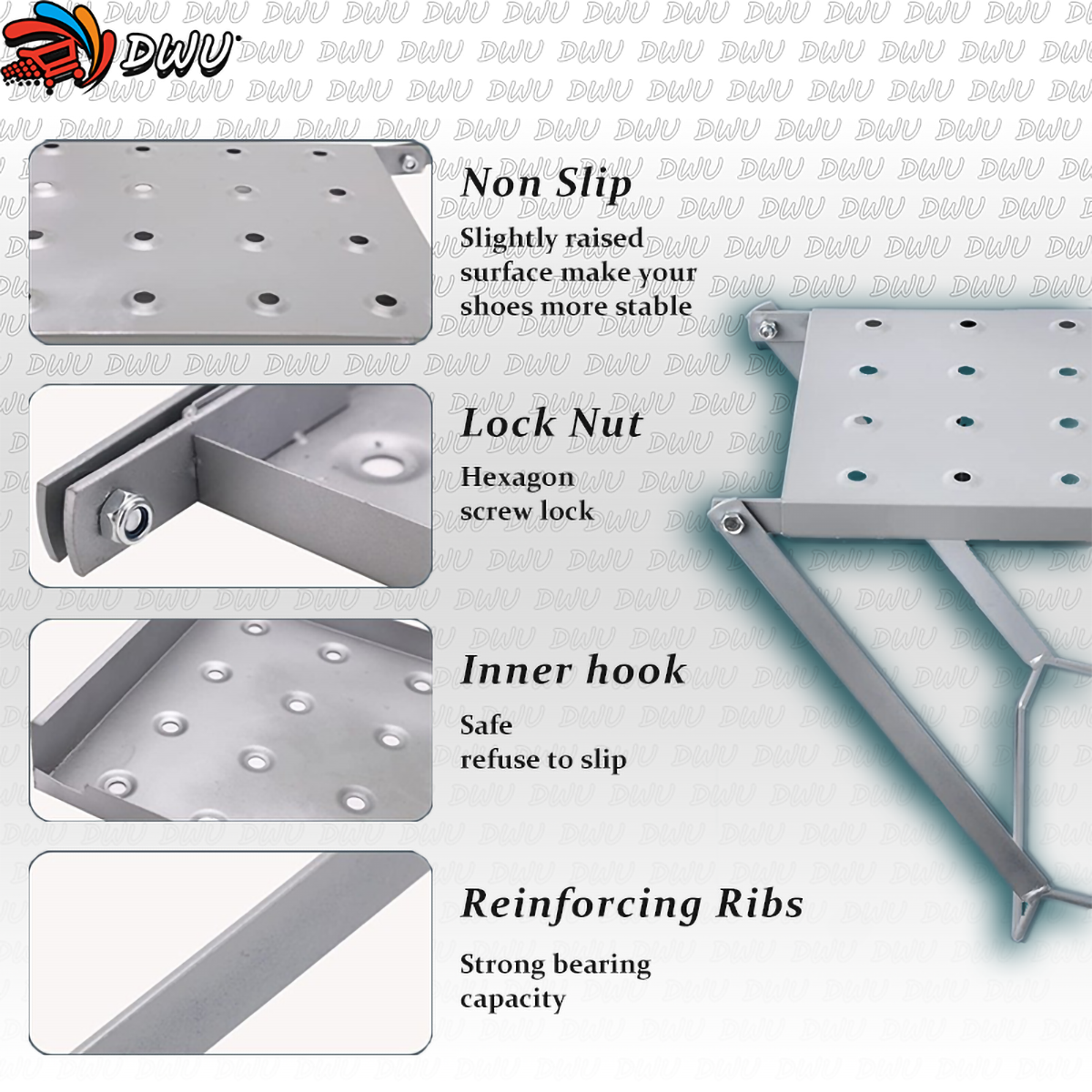 Ladder Work Platform Anti-Slip Ladder Accessories Extension Ladders ...