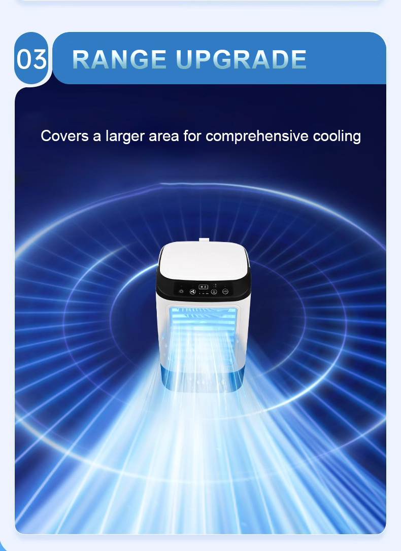 TIXX Air Cooler humidifier Desktop Fan USB Mini Portable Aircons fan ...