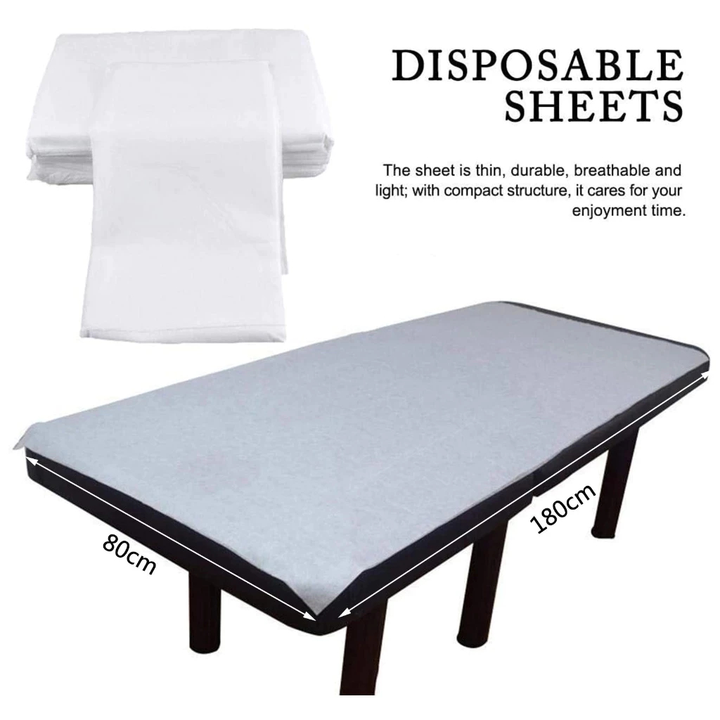 100pcs Massage Table Sheets Sets Disposable SPA Bed Sheets Non Woven ...