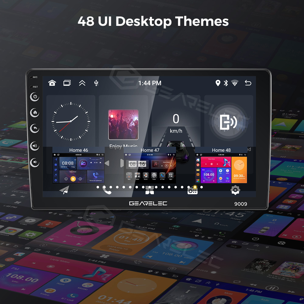 GEARELEC 7/9/10 Inch Android Head Unit Touch Screen Car Stereo With GPS ...