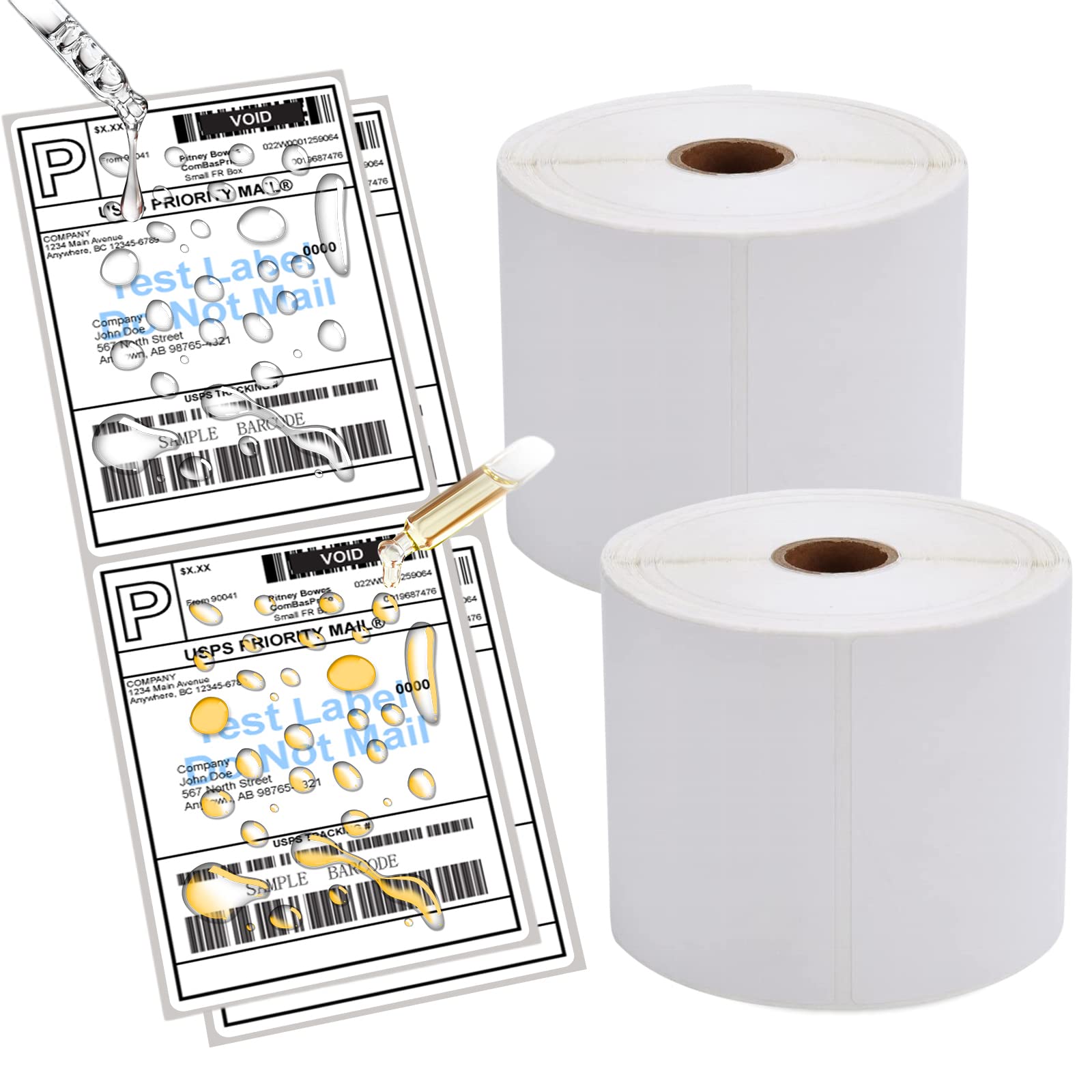 A6 Thermal Sticker ROLL 100*150mm 500pcs Shopee Laza Waybill Shipping ...