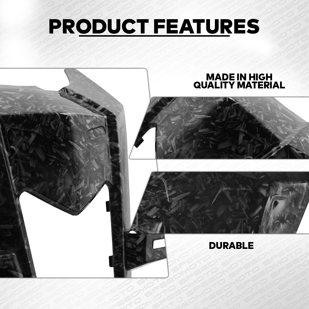 MOKOTO CLICK V3 / V4 FRONT PANEL COVER CARBON / MATTE BLACK / FORGED ...