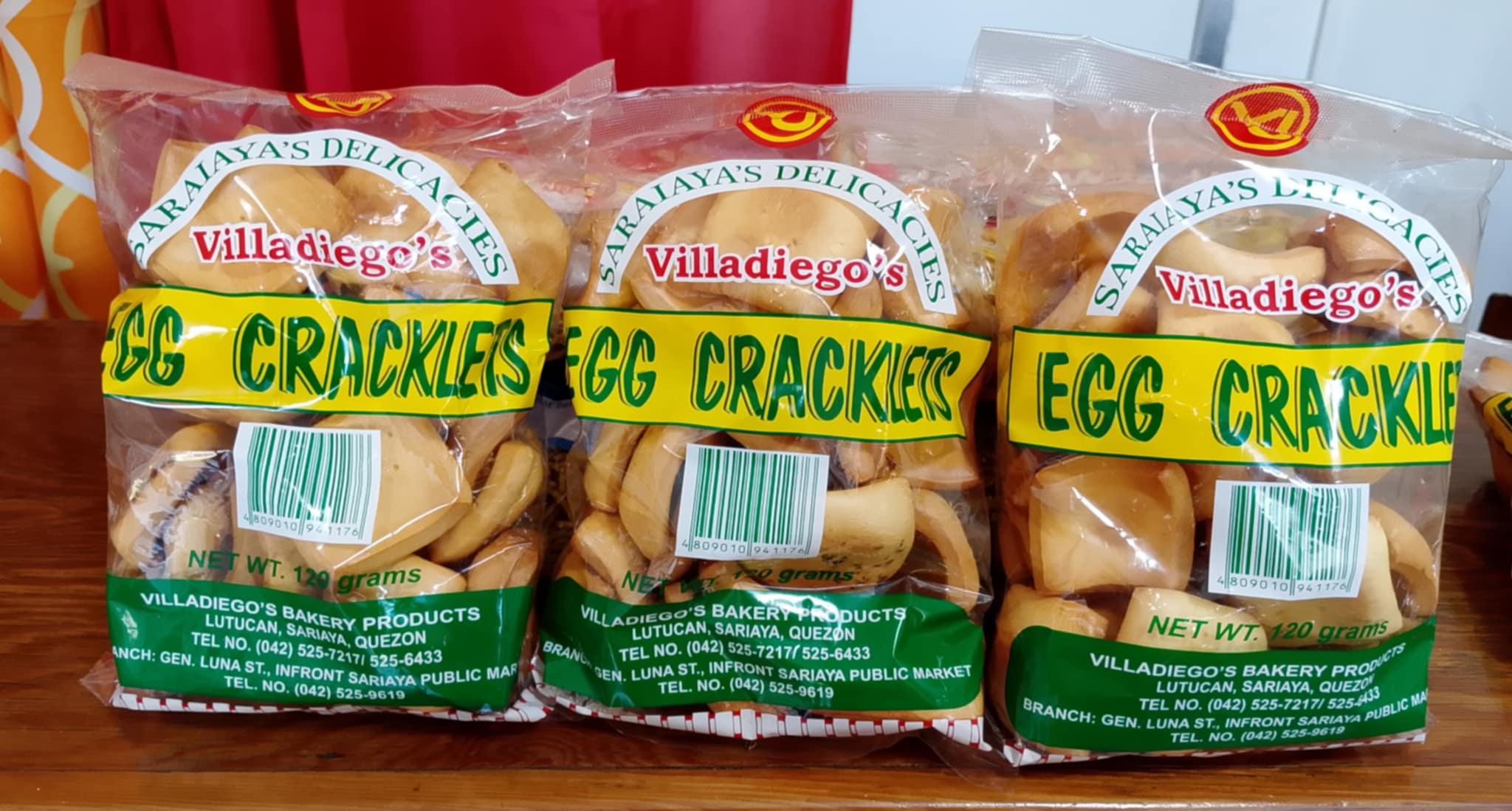 Villadiego's Egg Cracklets/Galletas Tengang Daga Biscuits Snacks ...